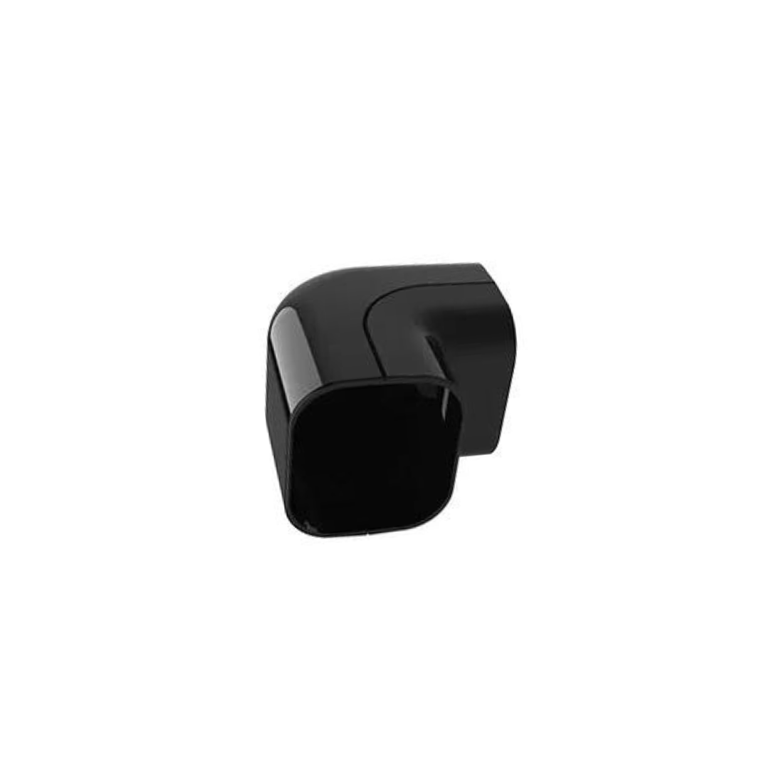 Black Trunking - 90 Degree External and Internal Bend (100mm)
